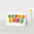Child Life "Blocks" Notecards | Zazzle