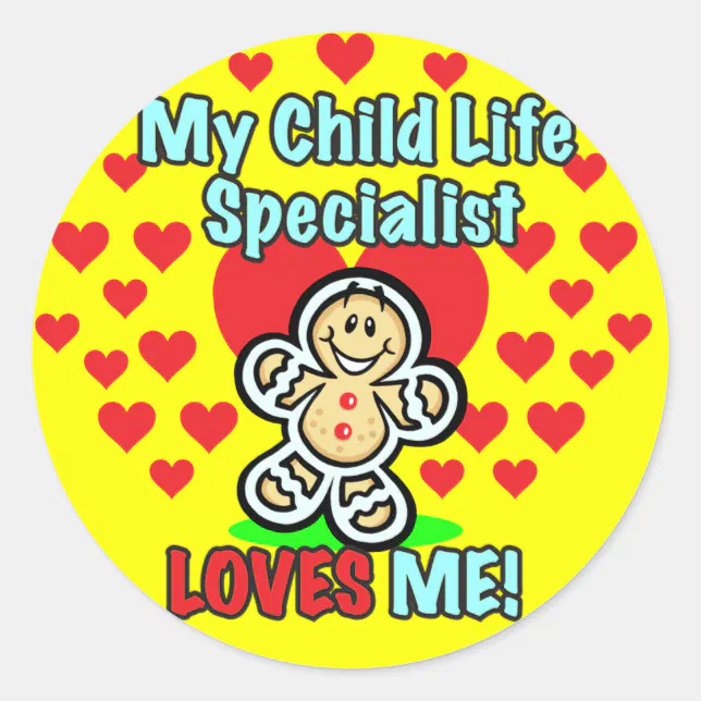 Child Life Specialist Gingerbread Stickers | Zazzle