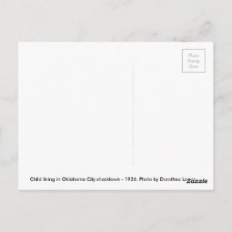 Child living in Oklahoma City sha Postcard | Zazzle