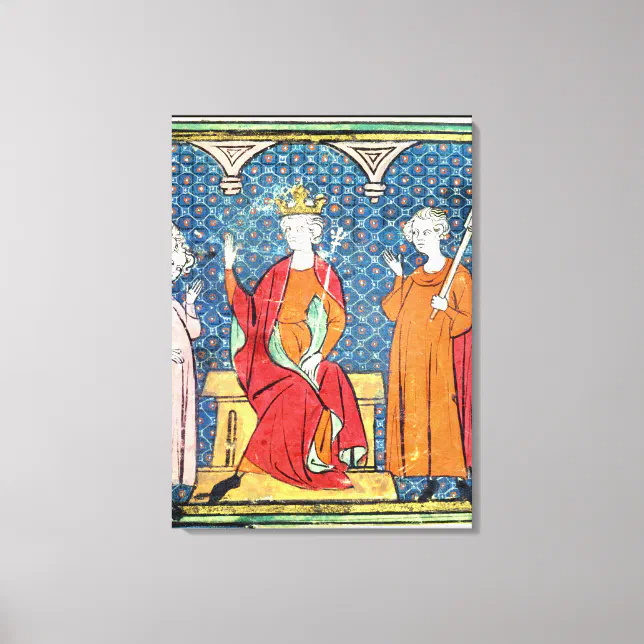 Childeric II , Merovingian King of Austrasia Canvas Print | Zazzle