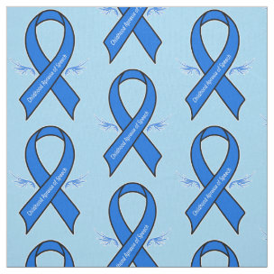 Apraxia Butterfly Awareness Ribbon Fabric | Zazzle