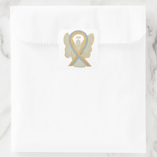 Childhood Brain Cancer Awareness Ribbon Stickers | Zazzle