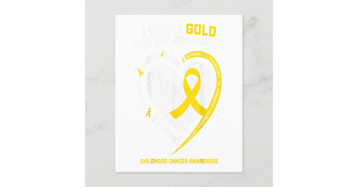 Childhood Cancer Awareness Gifts Women Grandma Flyer | Zazzle