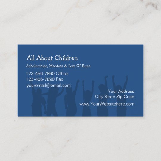 Children Education Business Cards | Zazzle.com