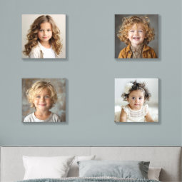 Children Grandchildren Family Portraits Acrylic Photo Tile | Zazzle