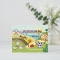 children illustration postcard | Zazzle
