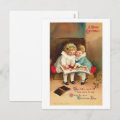 Children Reading Book Christmas Card | Zazzle