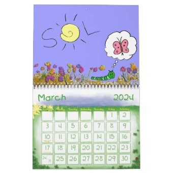 Children´s drawings Calendar 2012 | Zazzle