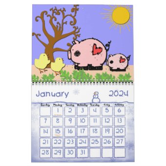 Children´s drawings Calendar 2012 | Zazzle