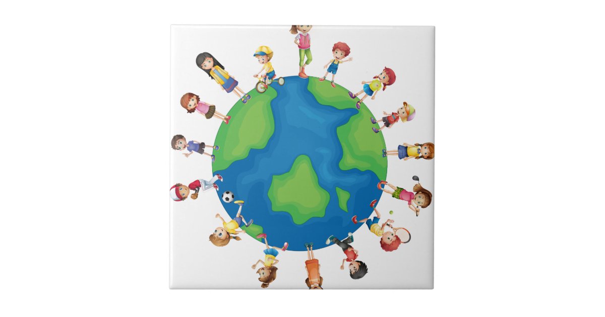 Children Tile | Zazzle