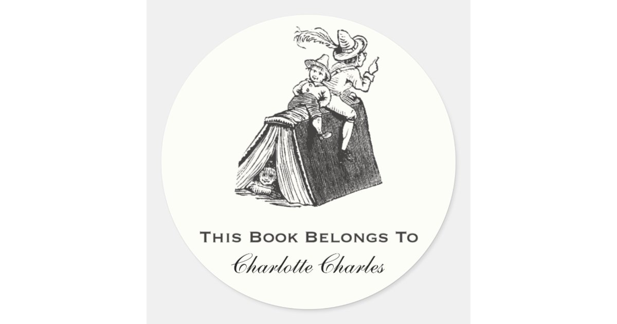 Children's Bookplate Stickers | Zazzle