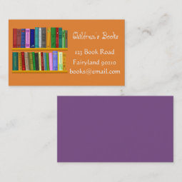 Children's books Children's bookshop Business Card | Zazzle