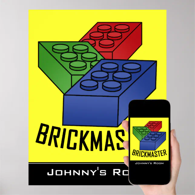 Children's Building blocks Poster | Zazzle