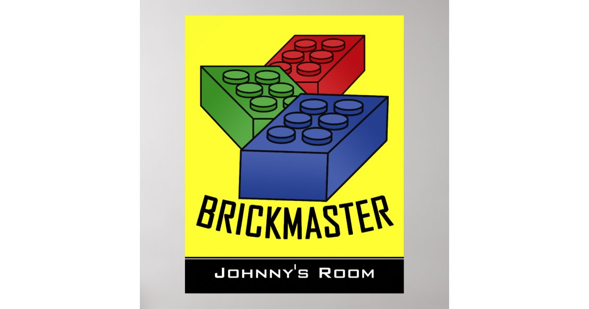 Children's Building blocks Poster | Zazzle