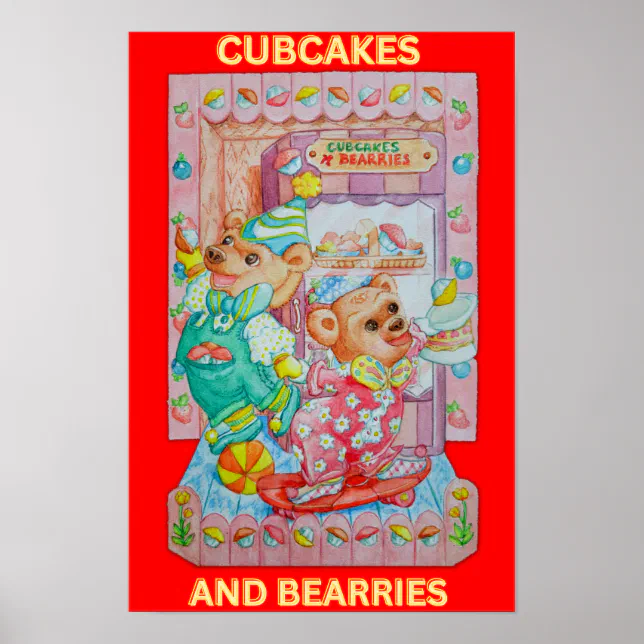 CHILDREN'S CUBS POSTER | Zazzle