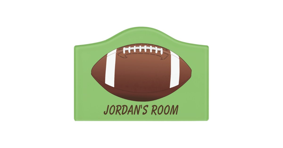 Children's Door Sign Football | Zazzle
