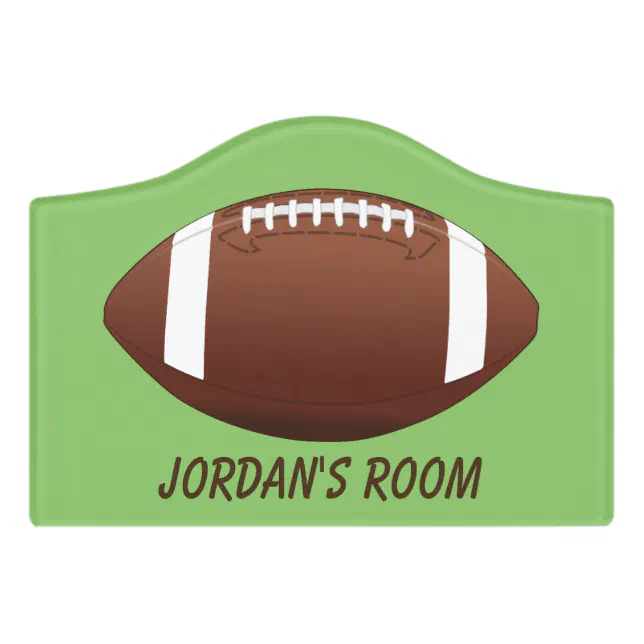 Children's Door Sign Football | Zazzle