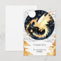 Children's Enchanted Dragon Birthday Thank You Card | Zazzle