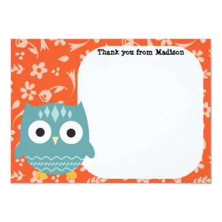Owl Thank You Cards - Greeting & Photo Cards | Zazzle