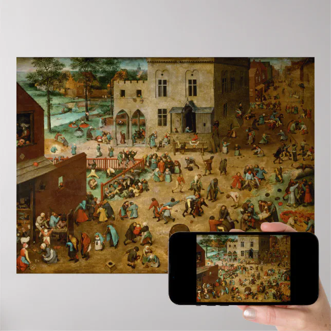 Children's Games by Pieter Bruegel the Elder Poster | Zazzle