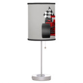 Children's Lamp Race Car Checkered Flag | Zazzle