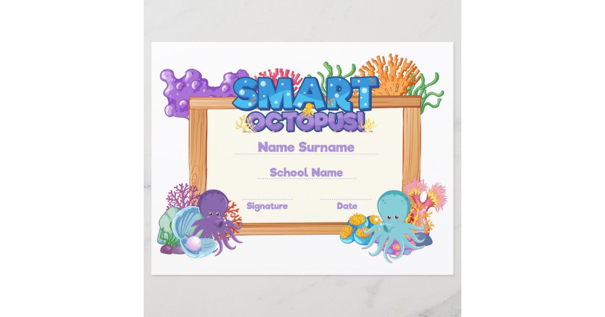 Children's Smart Certificate Award | Zazzle