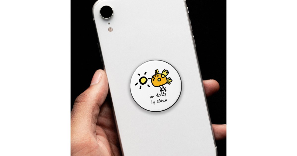 Child's Artwork Create Your Own PopSocket | Zazzle