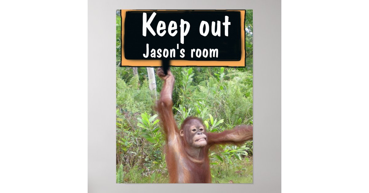 Child's Bedroom Keep Out Privacy SIgn | Zazzle