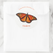 child's book label w Monarch Butterfly | Zazzle