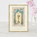 Child's First Holy Communion Angels Prayer Card | Zazzle