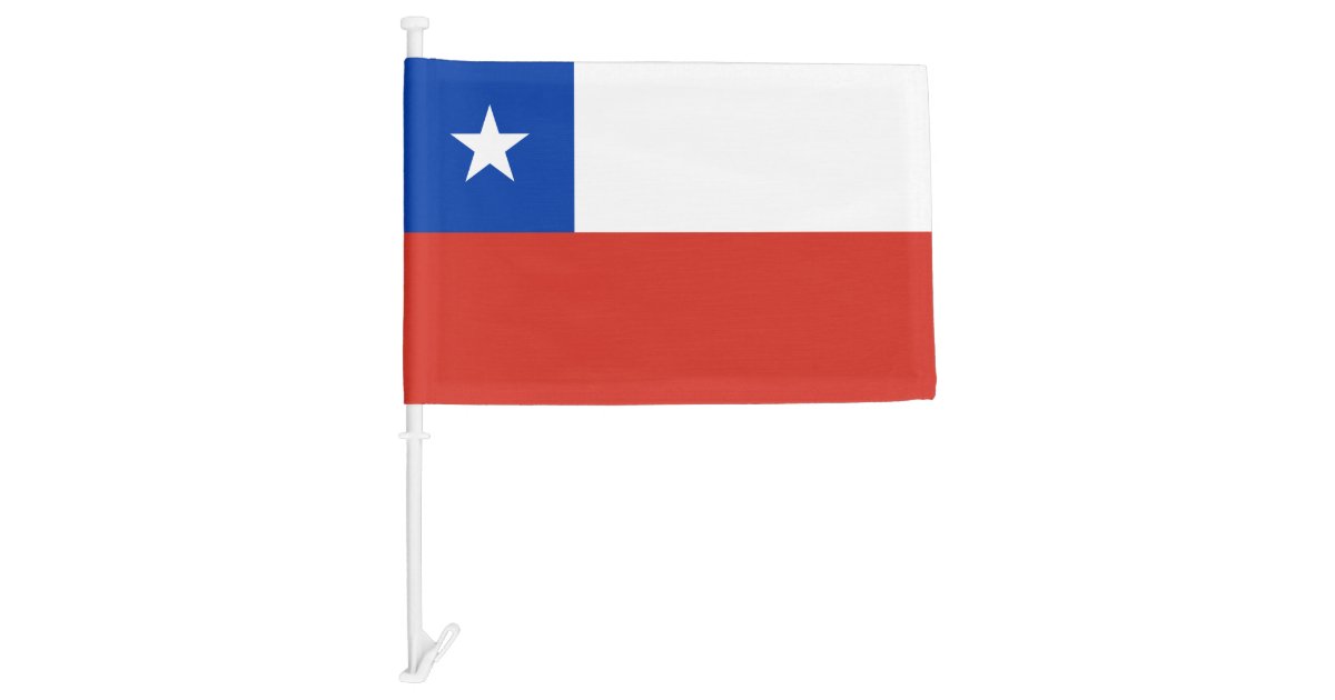 Chile Car Flag | Zazzle