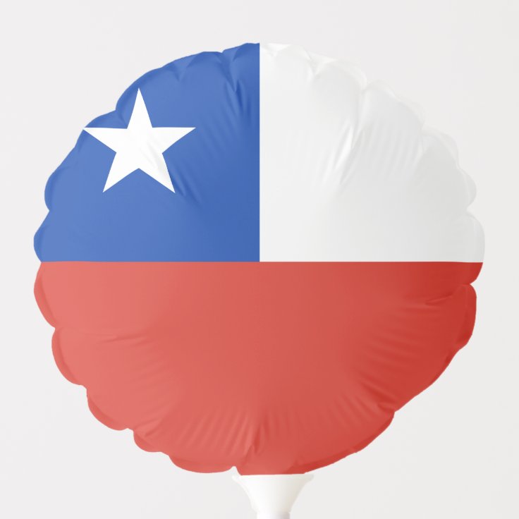 Chile (Chilean) Flag Balloon | Zazzle