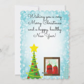 Chile chili pepper reading culinary Christmas card | Zazzle