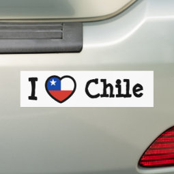 Chile Flag Bumper Sticker | Zazzle