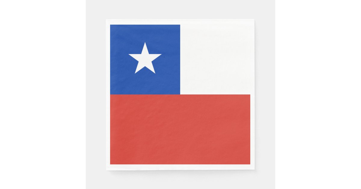 Chile Flag Napkins | Zazzle