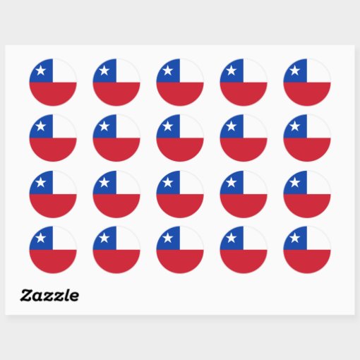 Chile Flag Sticker | Zazzle