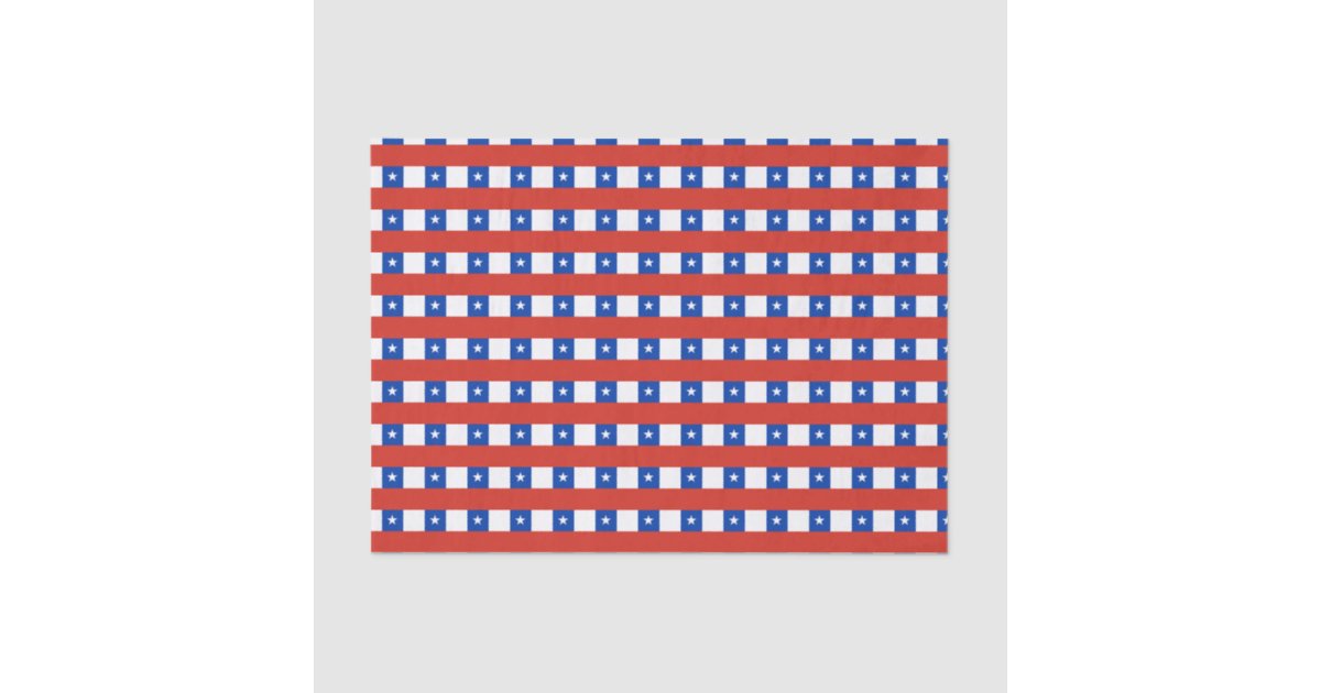 Chile Flag Tissue Paper | Zazzle