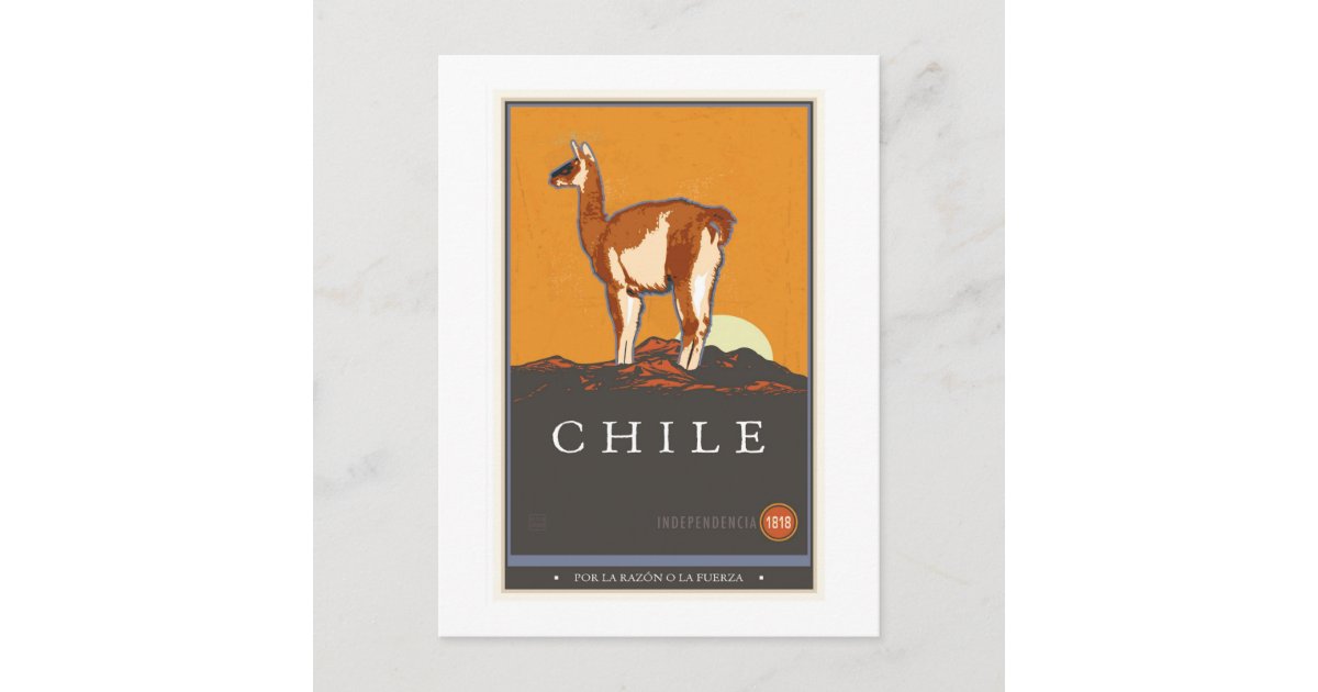 Chile Postcard | Zazzle
