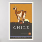 Vintage Travel Poster Chile Print | Zazzle.com