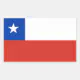Chilean Flag, Flag of Chile Rectangular Sticker | Zazzle