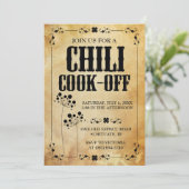 Chili Contest Invitations ~ Chilli Cookout Invite | Zazzle