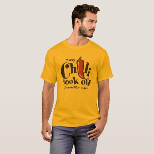 Chili Cook Off Competition T-Shirt | Zazzle