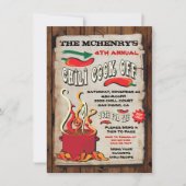 CHILI COOK OFF Party Poster Invitation | Zazzle
