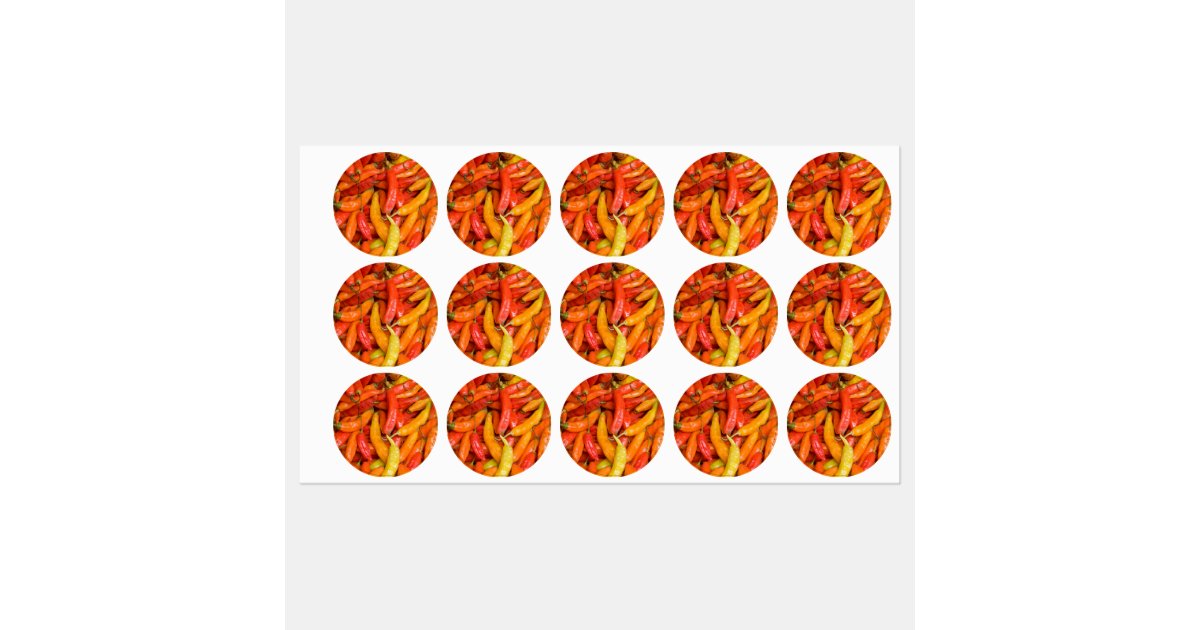 Chili Labels | Zazzle