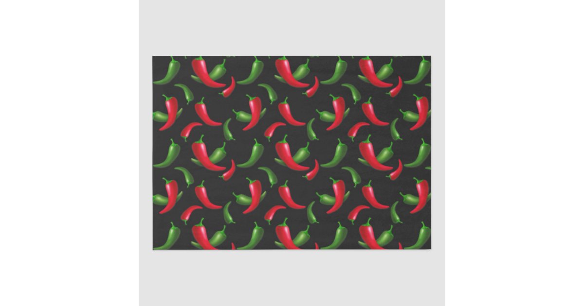 Chili Pepper pattern tissue paper | Zazzle