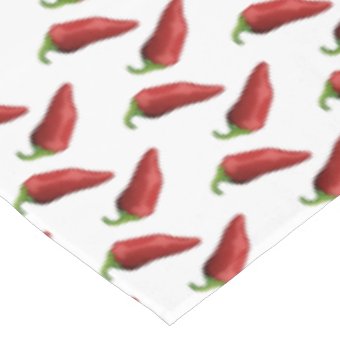 Chili peppers tablecloth | Zazzle