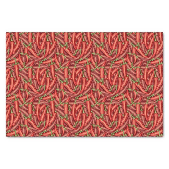 Chili Peppers Tissue Paper | Zazzle.com