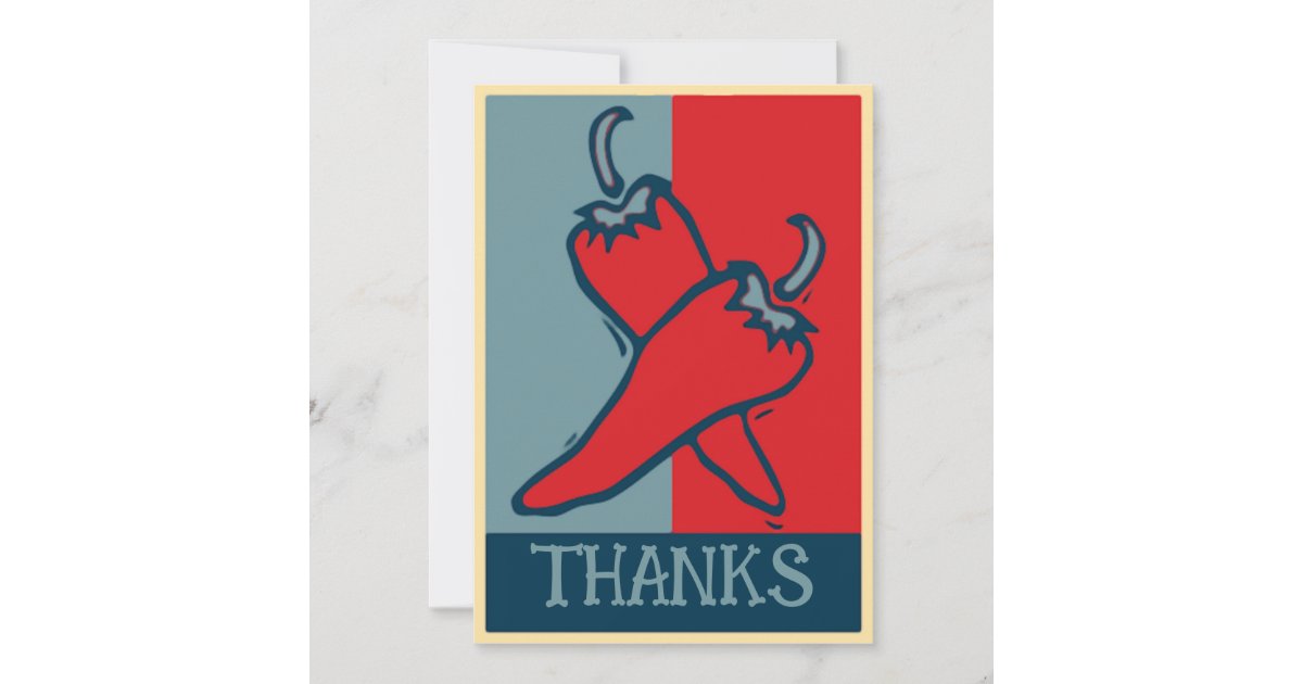 Chili Red and Blue | Zazzle