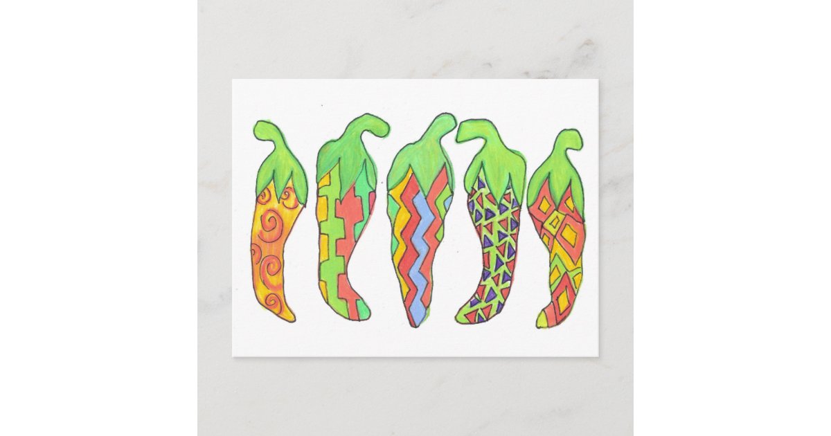 Chilis Incognito Postcard | Zazzle