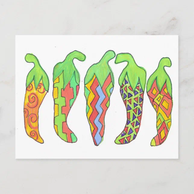 Chilis Incognito Postcard | Zazzle